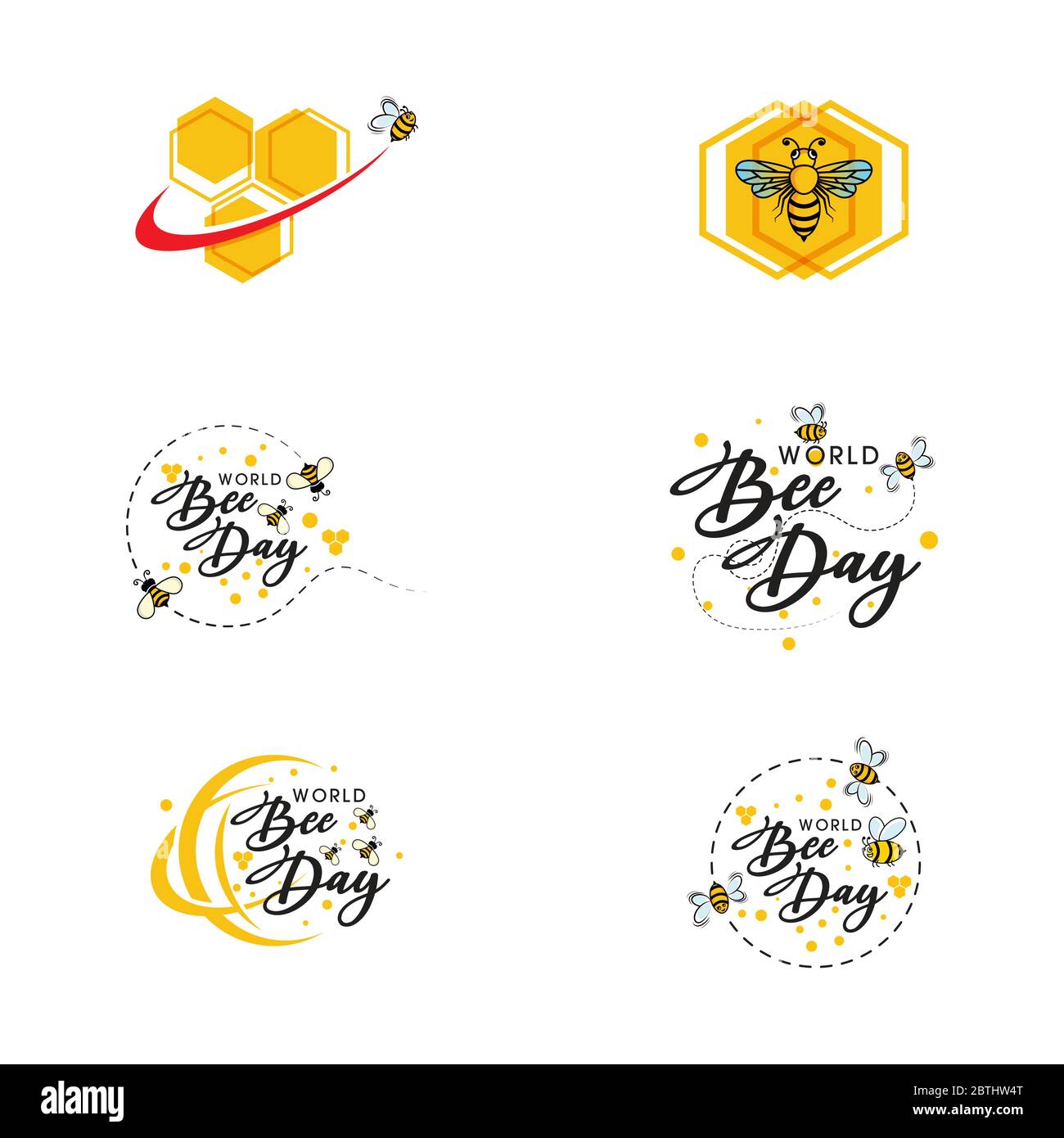 Bee vector icon illustration design template Stock Vector Image & Art ...