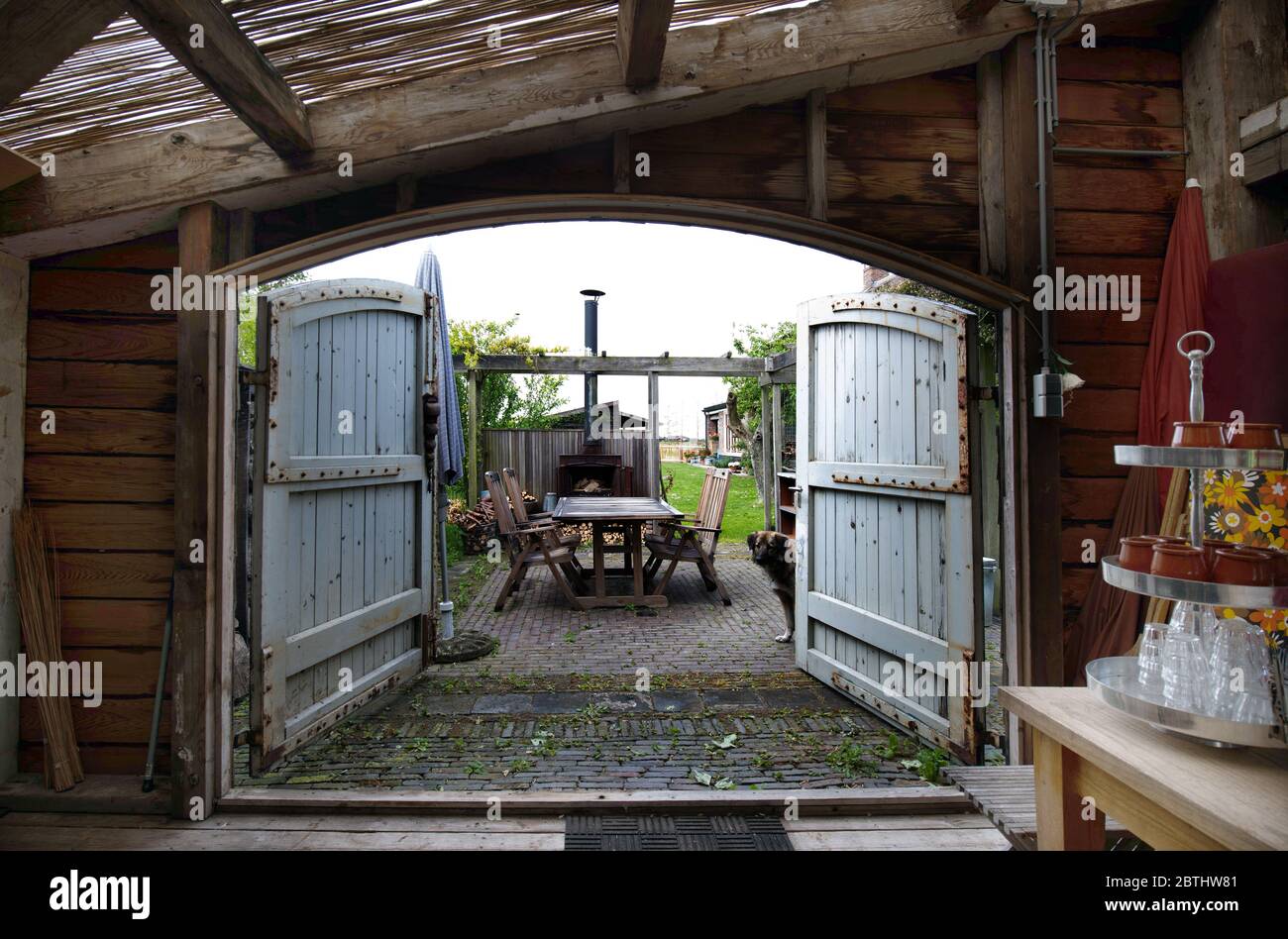 DUTCH COUNTRY HOUSE EXTERIOR INTERIOR Stock Photo - Alamy