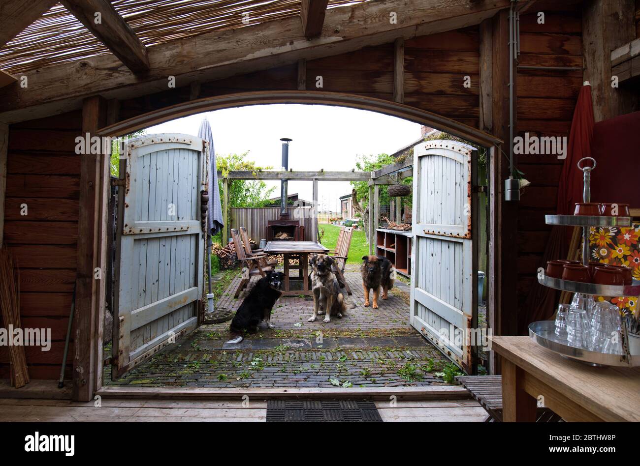 DUTCH COUNTRY HOUSE EXTERIOR INTERIOR Stock Photo - Alamy