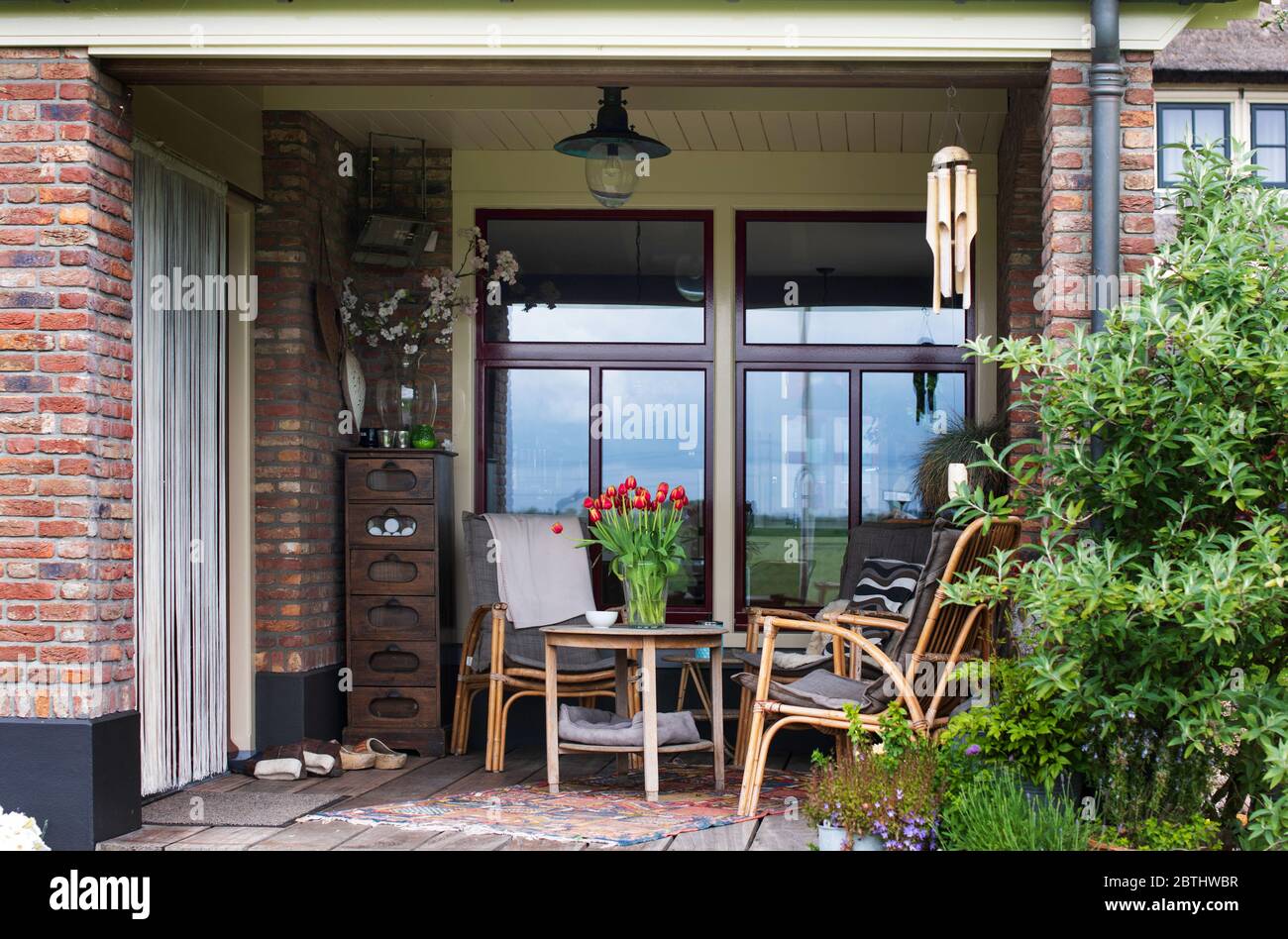 DUTCH COUNTRY HOUSE EXTERIOR INTERIOR Stock Photo - Alamy