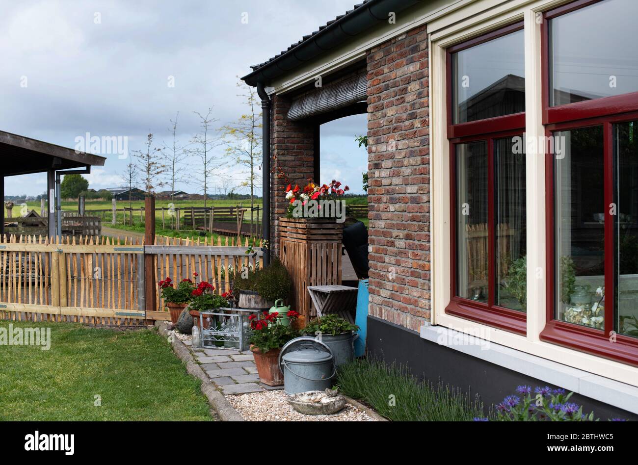 DUTCH COUNTRY HOUSE EXTERIOR INTERIOR Stock Photo - Alamy