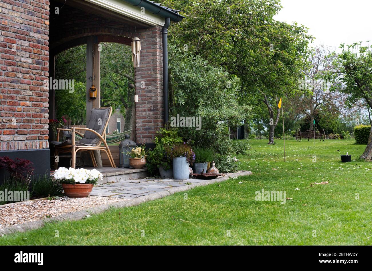 DUTCH COUNTRY HOUSE EXTERIOR INTERIOR Stock Photo - Alamy