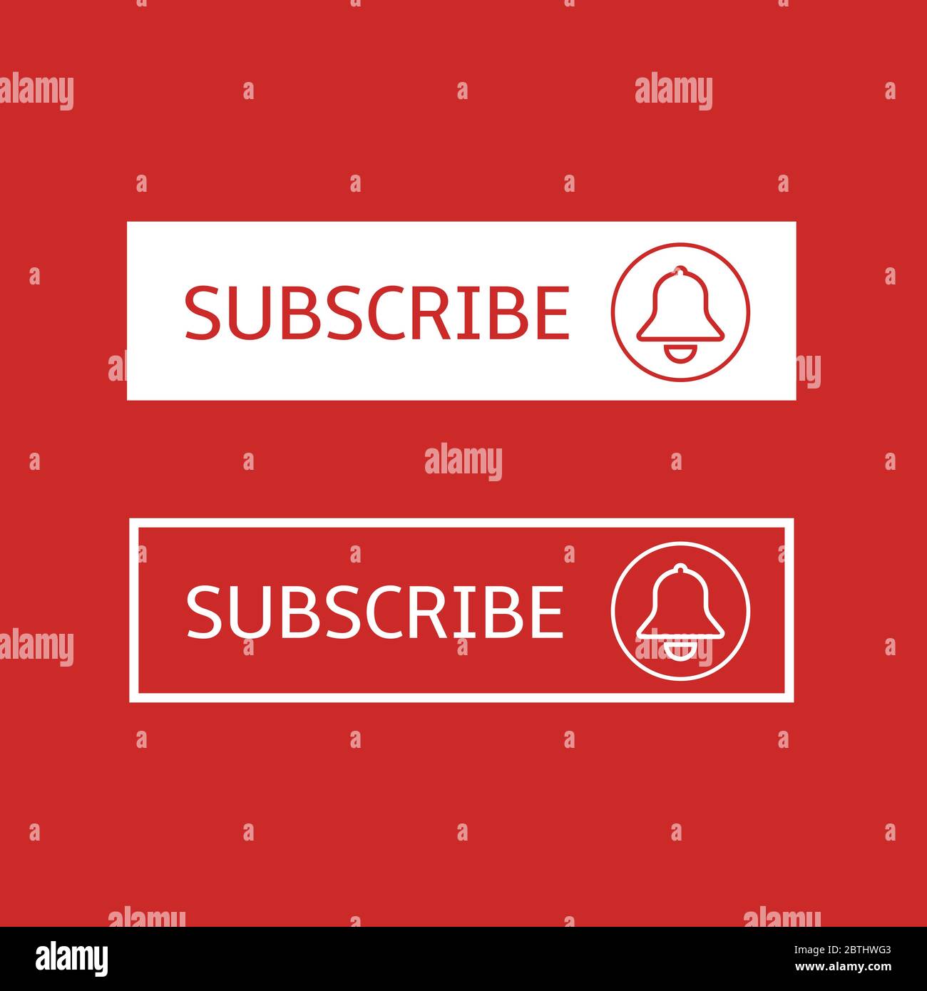 Subscribe banner templates5 Stock Vector Image & Art - Alamy