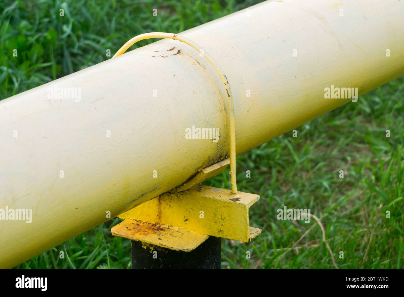 Gas pipeline crossing the hills Stock Photo - Alamy