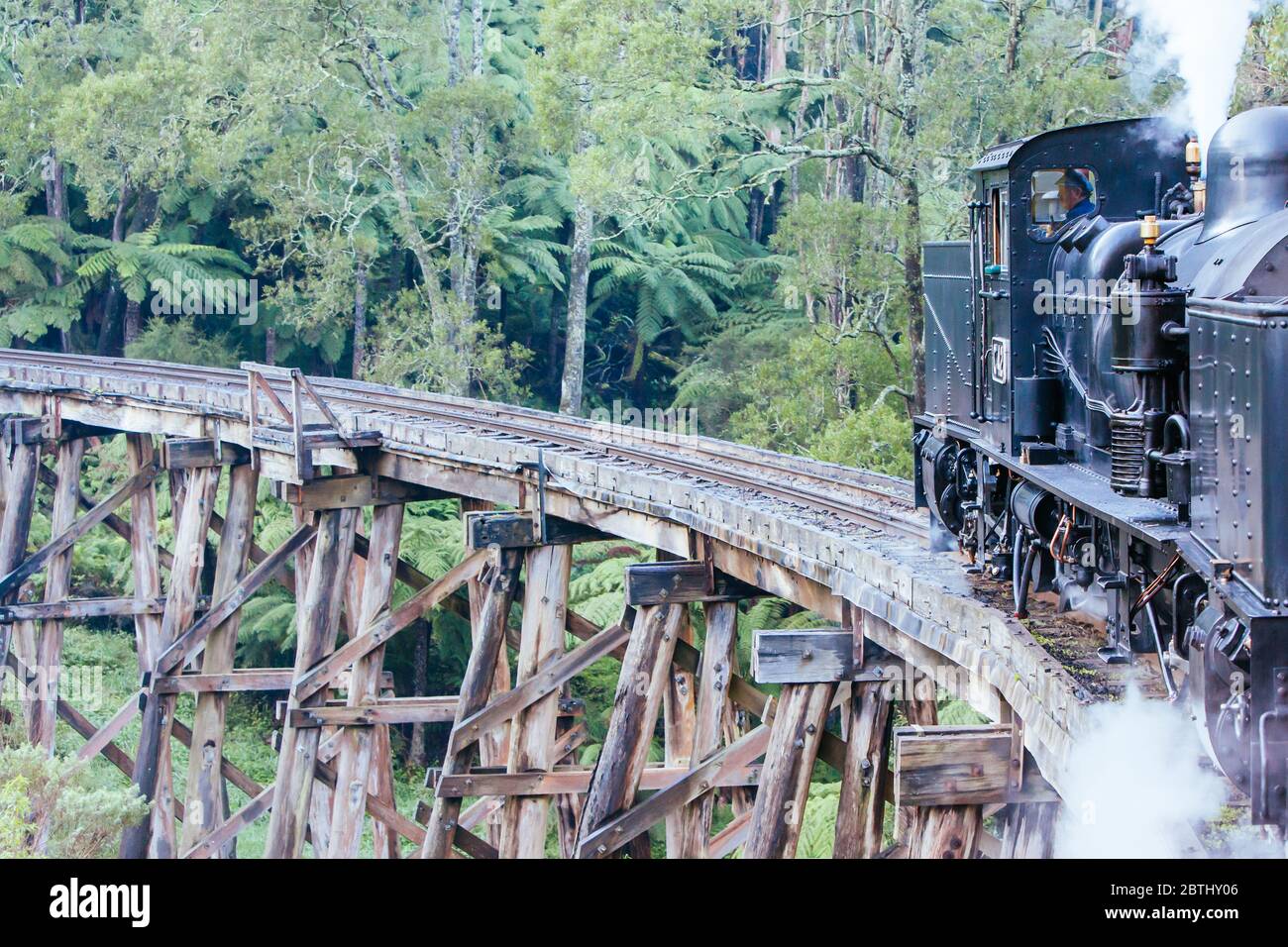 Puffing Billy Train in Melbourne Australia Stock Photo - Alamy Puffing Billy Train in Melbourne Australia Stock Photo - Alamy