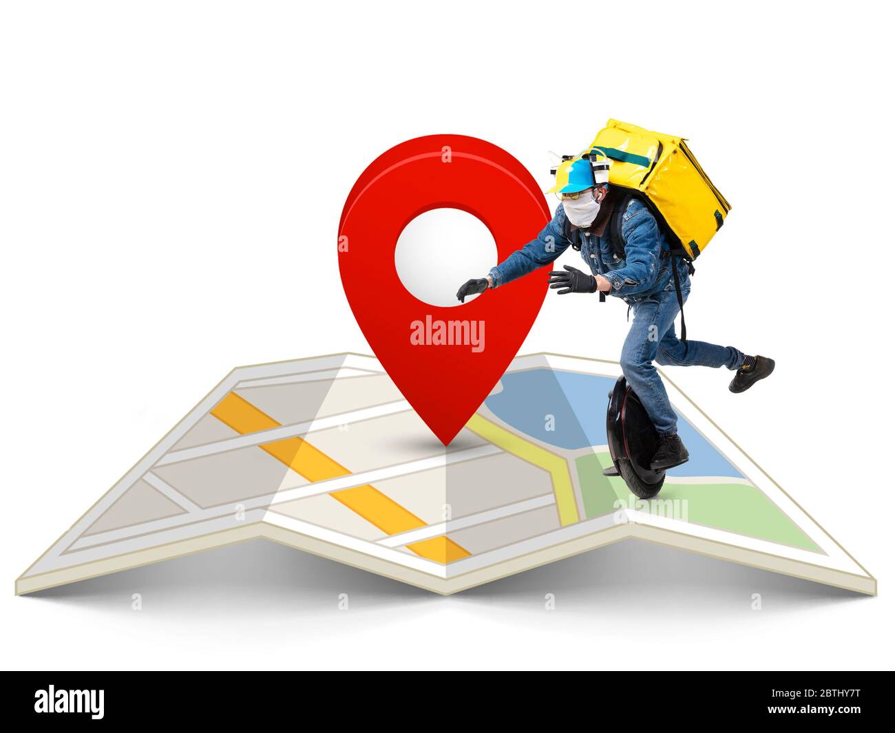 Map app mobile Cut Out Stock Images & Pictures - Alamy