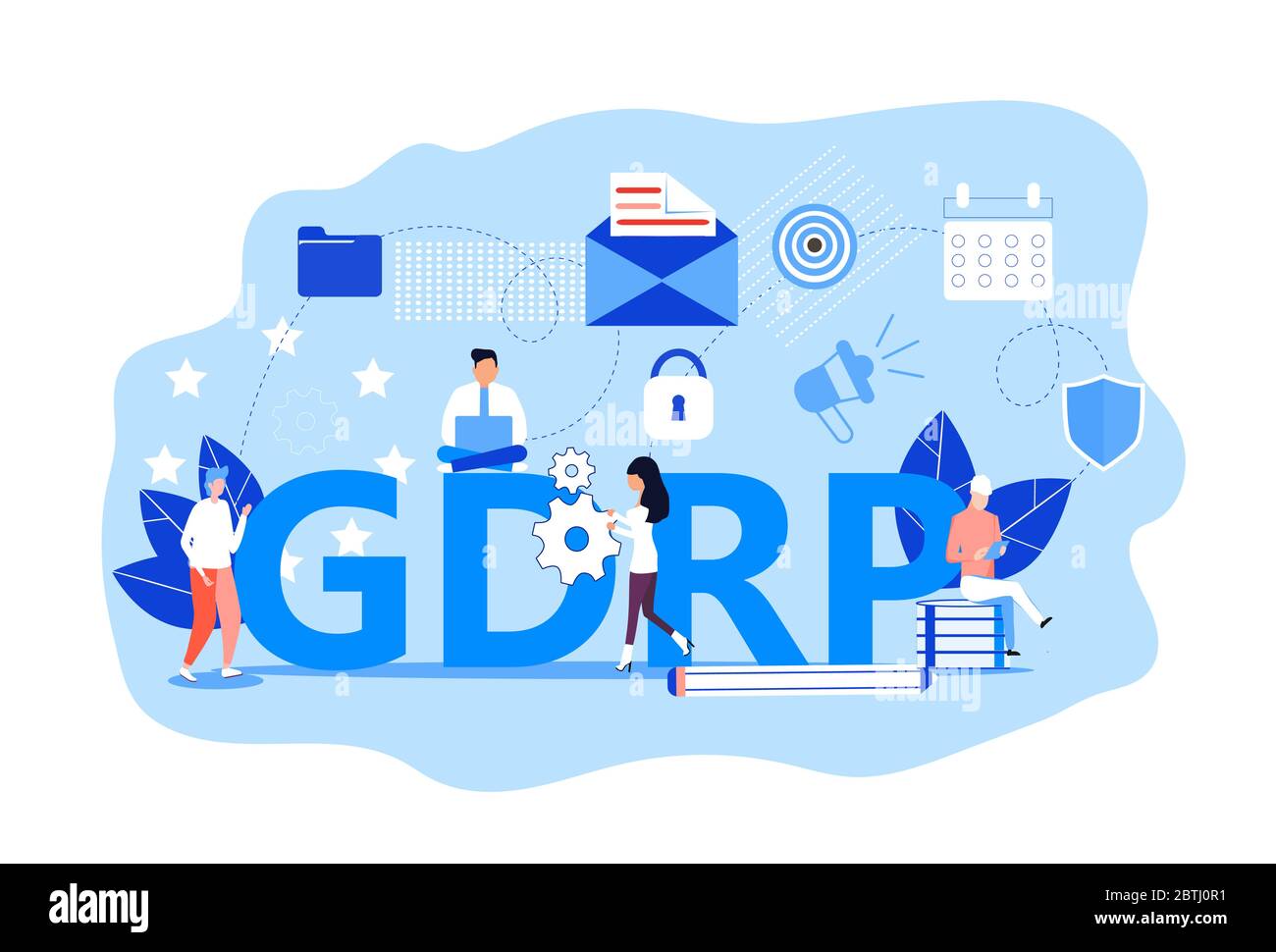 Gdrp vector vectors hi-res stock photography and images - Alamy