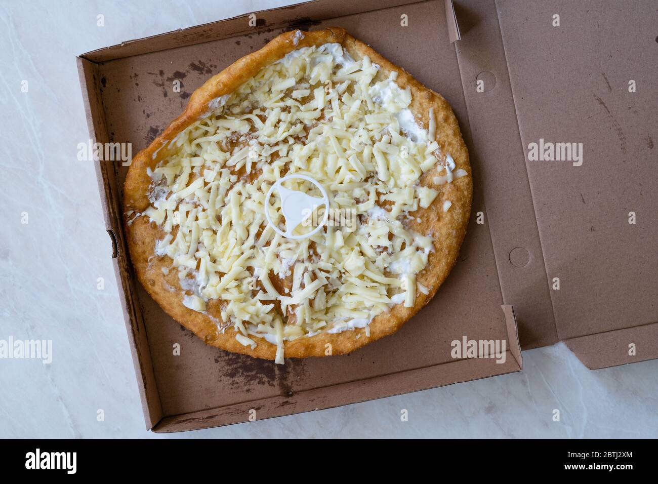 Take Away Traditional Langos / Langosh are originally Hungarian fried ...