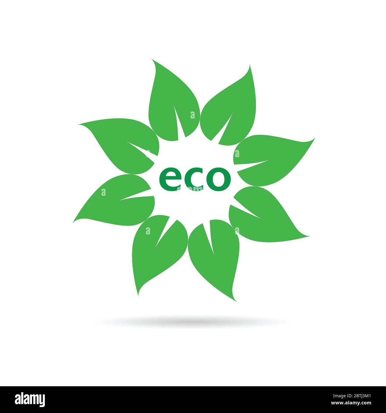 eco leaf sign vector illustration Stock Vector Image & Art - Alamy