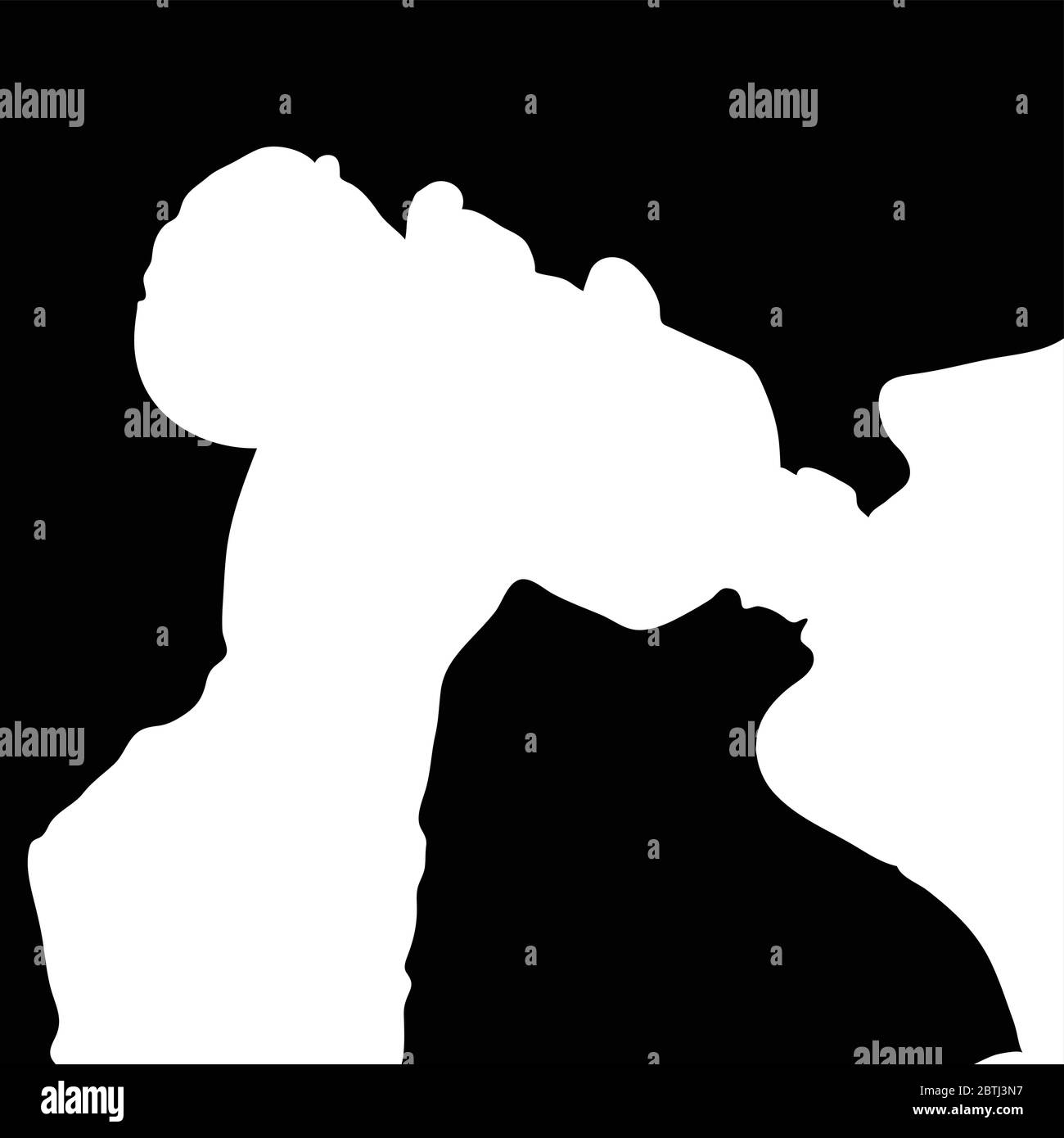 Drinking from water bottle Stock Vector Images - Alamy