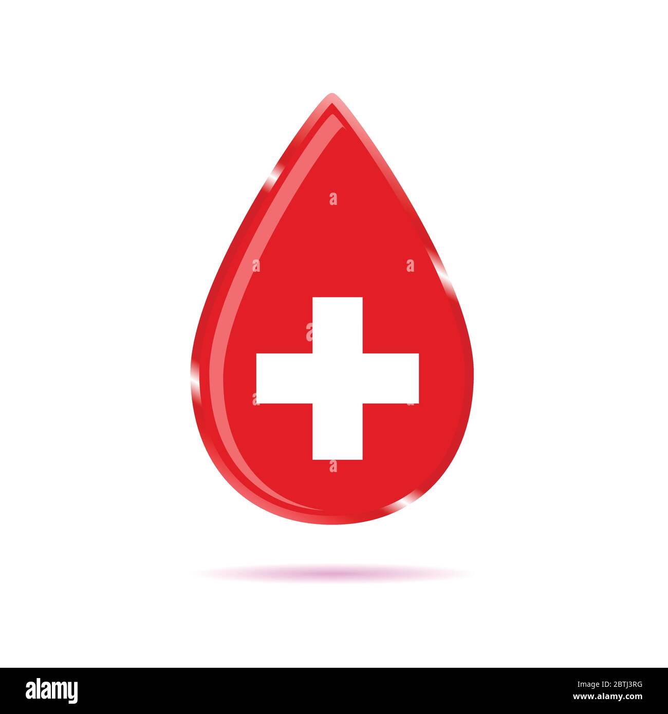 drop of blood sign color vector Stock Vector Image & Art - Alamy