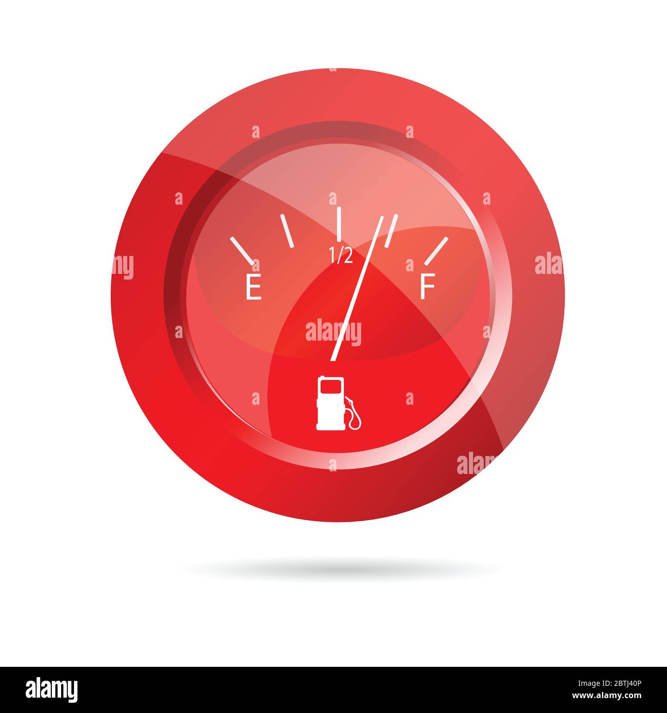 Vehicle petrol gauge Cut Out Stock Images & Pictures - Alamy