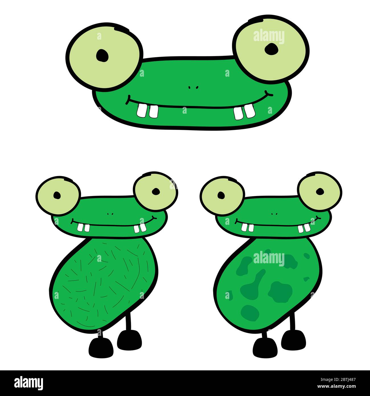 frog cartoon vector illustration Stock Vector Image & Art - Alamy