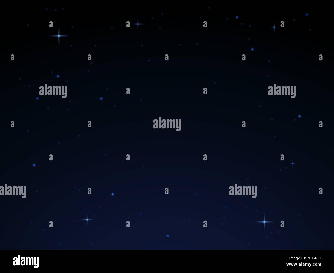 Night sky background with twinkling and shining stars Stock Vector ...