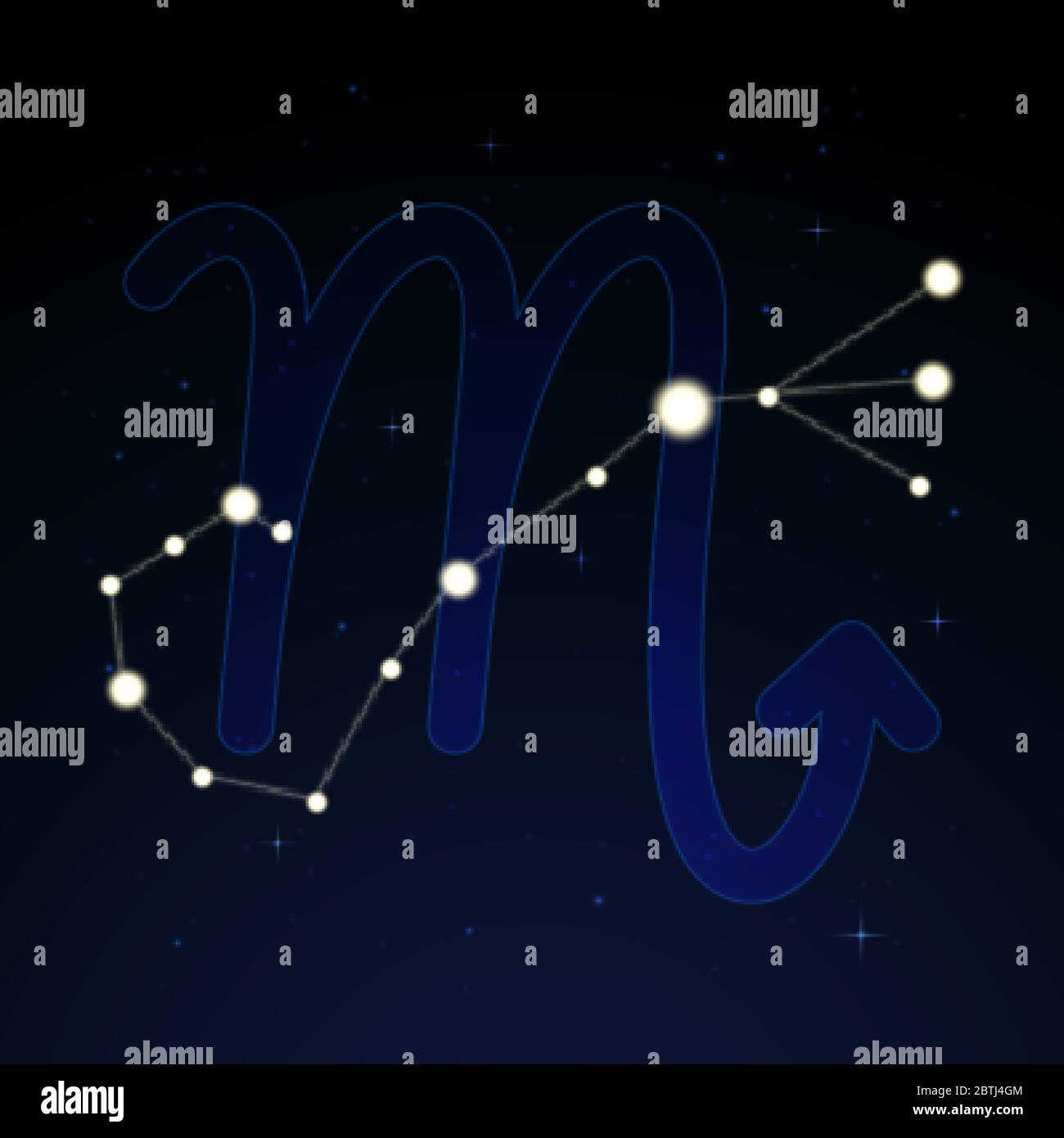 Constellation scorpion hi-res stock photography and images - Alamy
