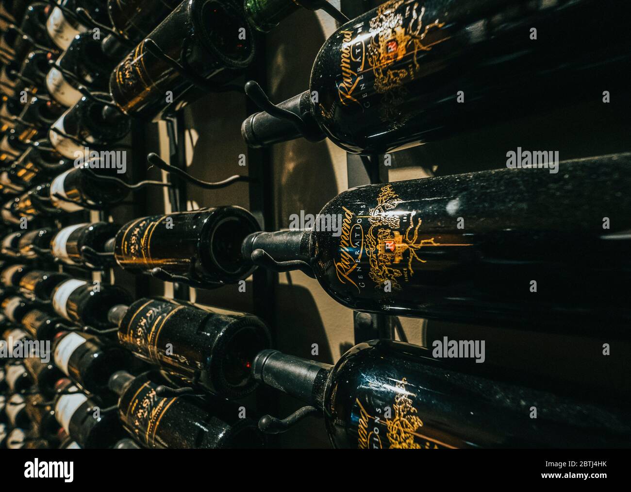 Tasting Room at Raymond Vineyards. Napa Valley, California Stock Photo ...