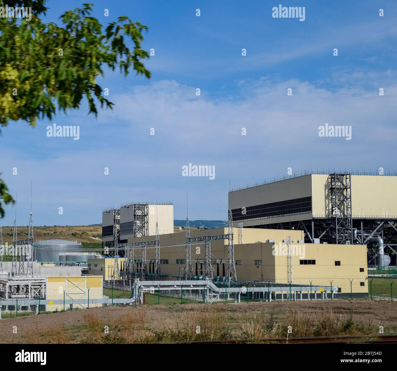 Balaklava Thermal Power Plant. New power station Stock Photo - Alamy