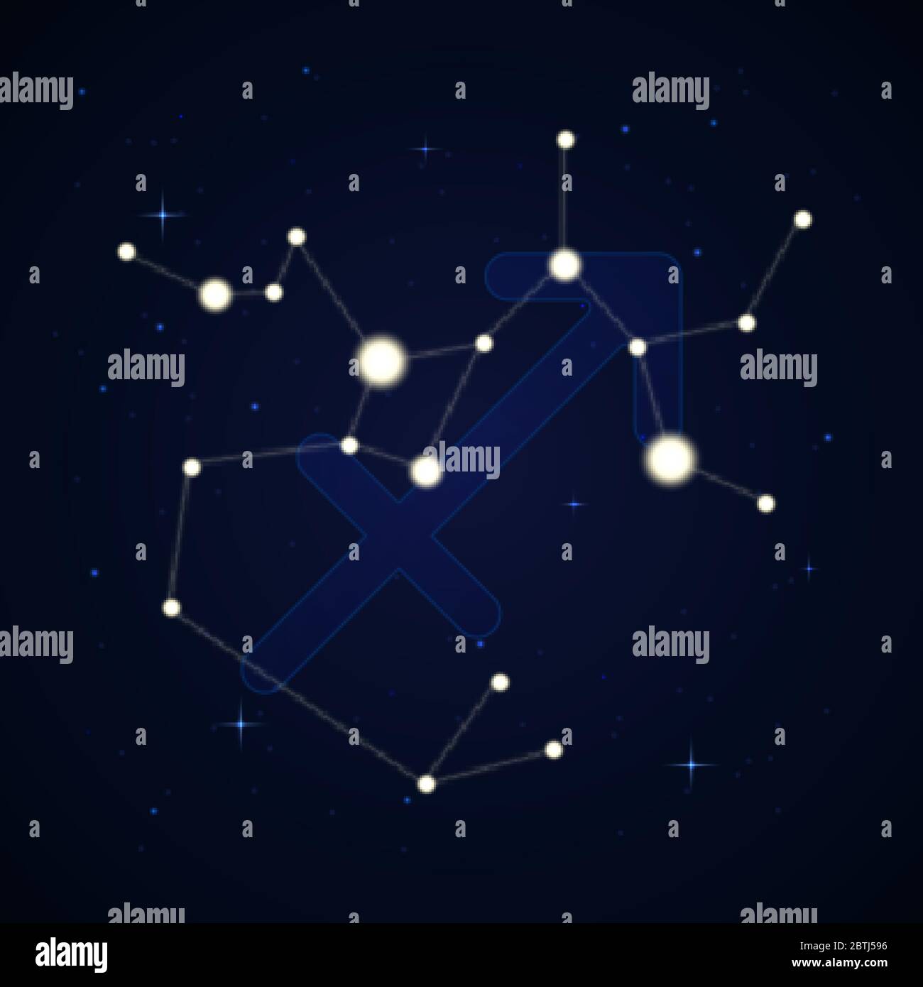 Sagittarius Archer Constellation