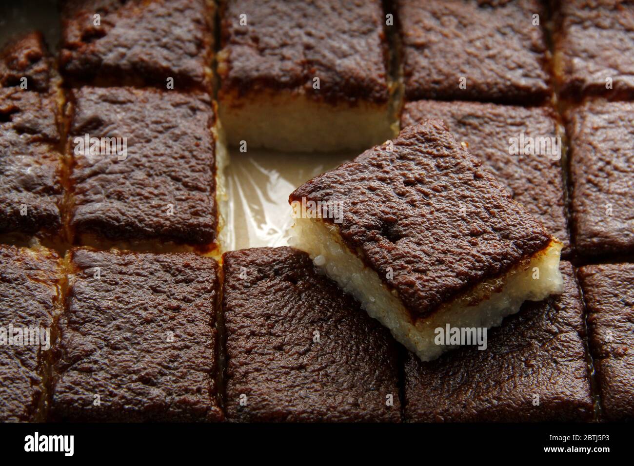 Photo of Filipino snack food called Bibingka Malagkit or rice cake made ...