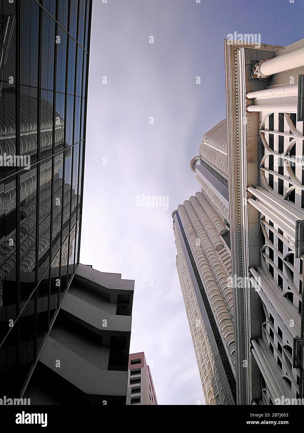 High rise building and future perspective view hi-res stock photography ...