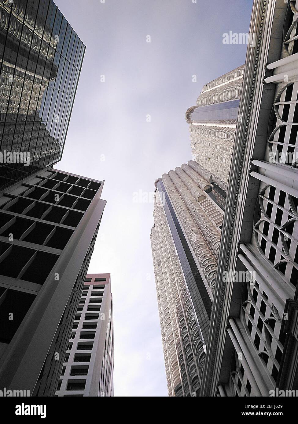 High rise building and future perspective view hi-res stock photography ...
