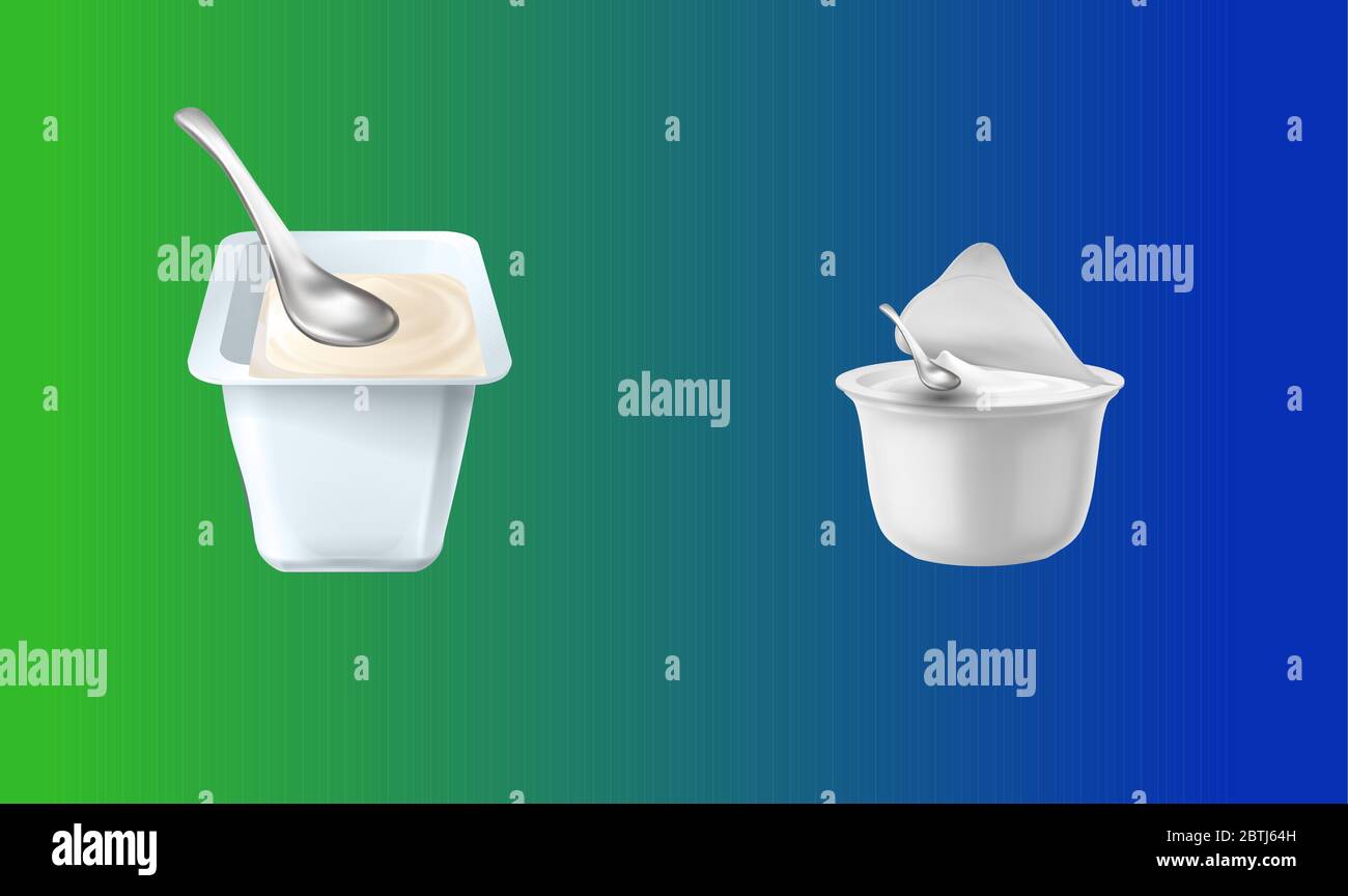 Ice cream box empty Stock Vector Images - Alamy