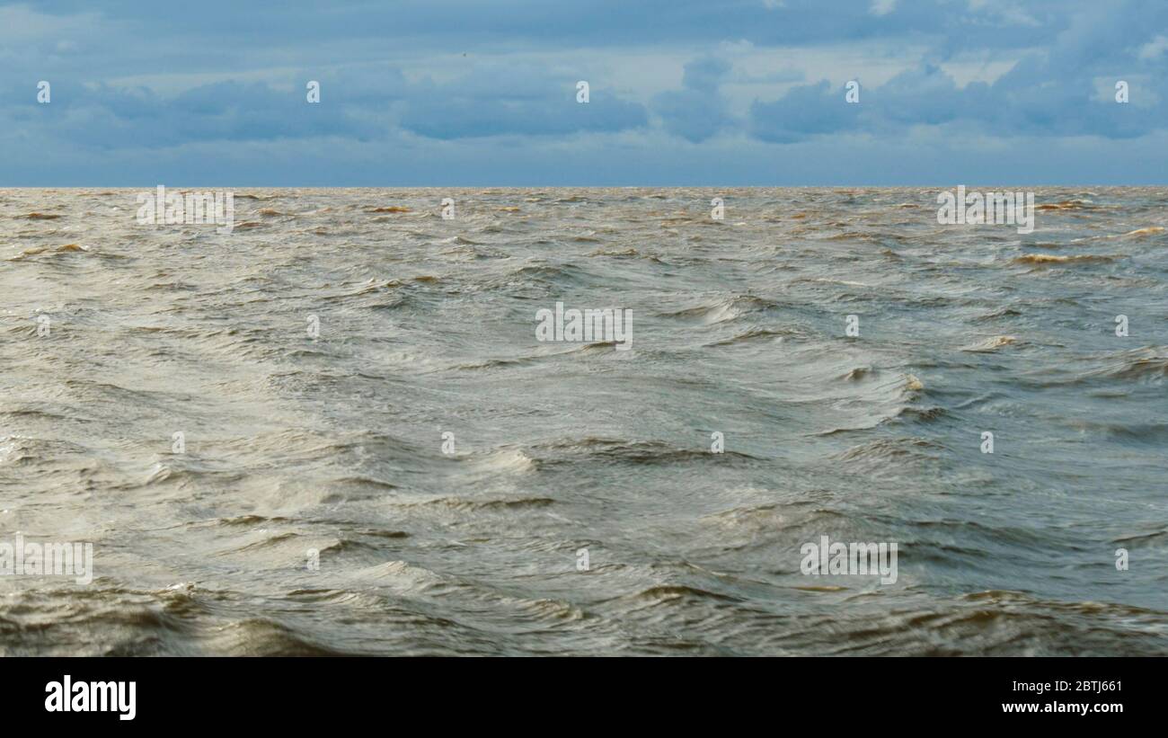 Water surface - view from cruise ship, nature background Stock Photo ...