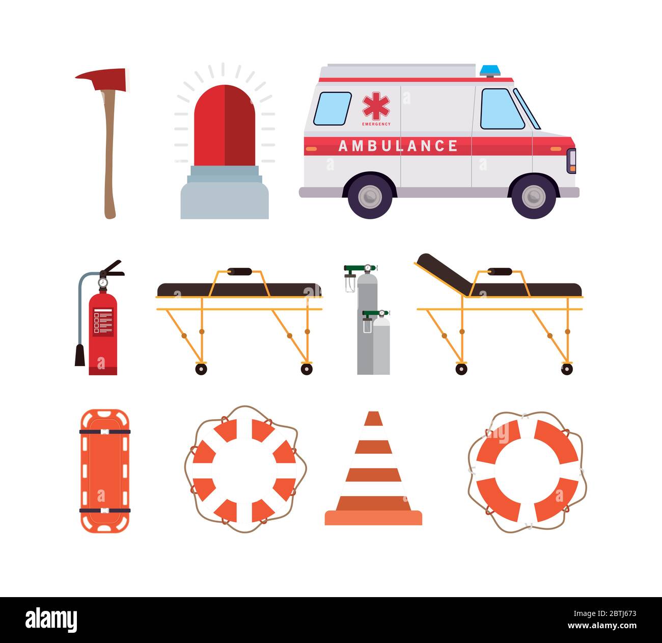 Ambulance service control Cut Out Stock Images & Pictures - Alamy