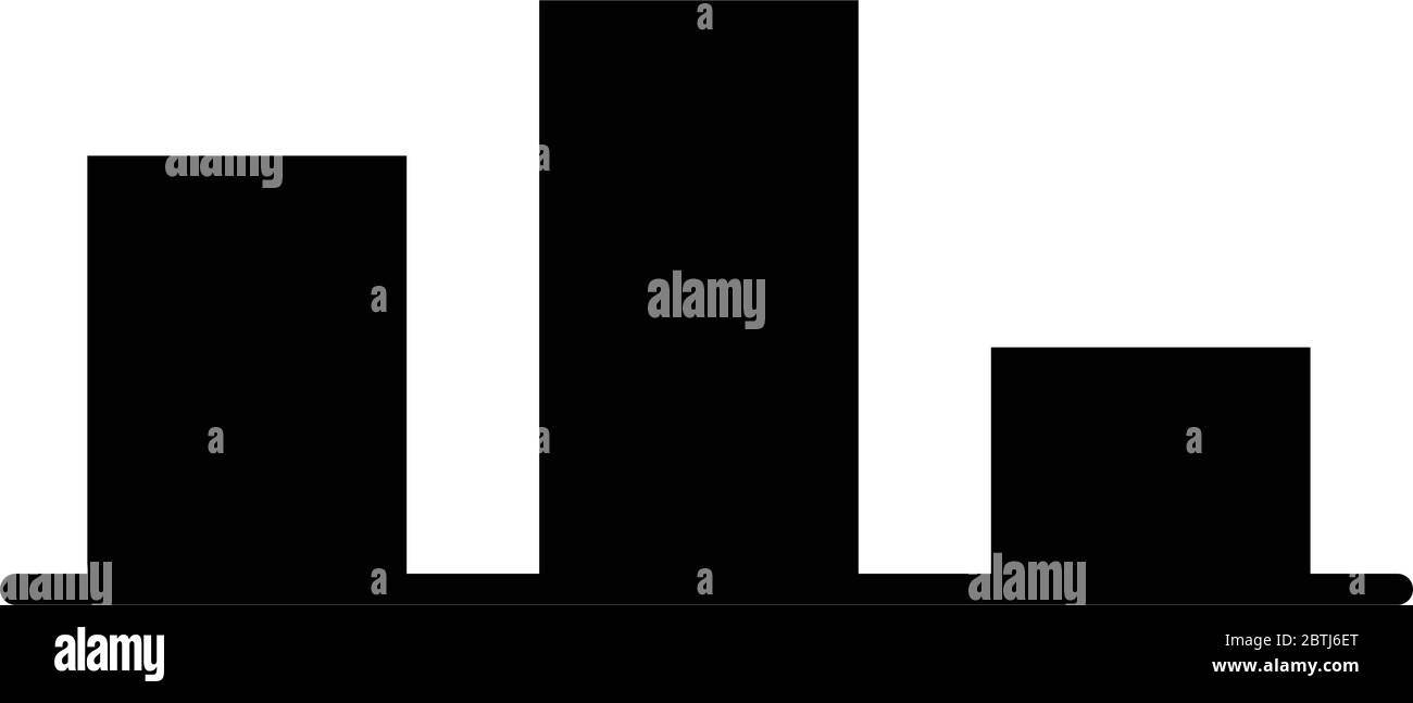 Pictograph of graph vector illustration isolated on white Stock Vector ...