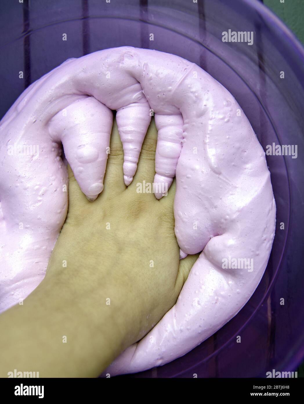 How to make Home Made Slime Stock Photo - Alamy