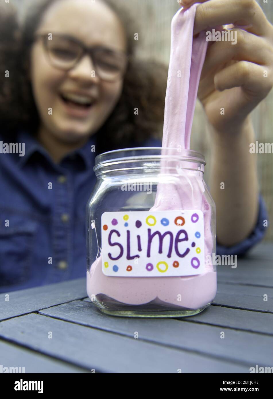 How to make slime hi-res stock photography and images - Alamy