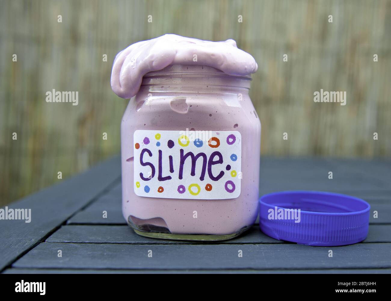 How to make Home Made Slime Stock Photo - Alamy