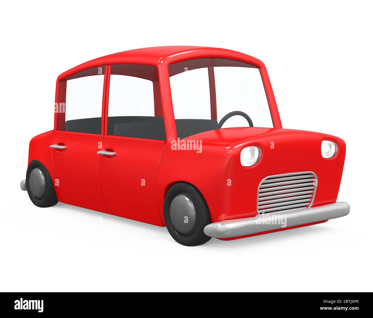 Cartoon Car Isolated Stock Photo - Alamy
