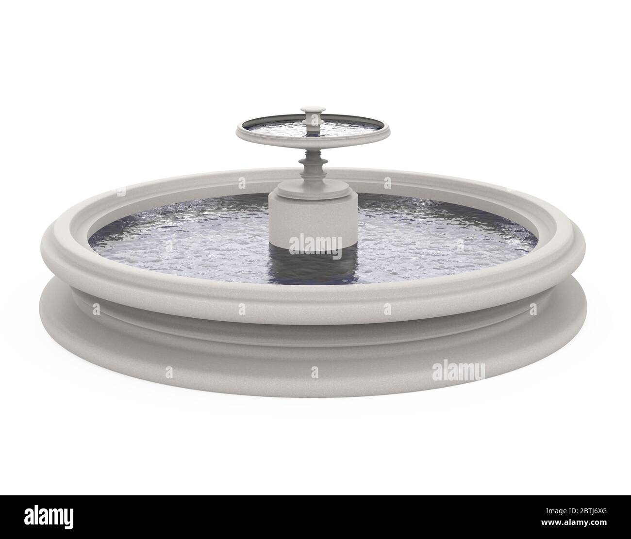 Outdoor water fountain Cut Out Stock Images & Pictures - Alamy