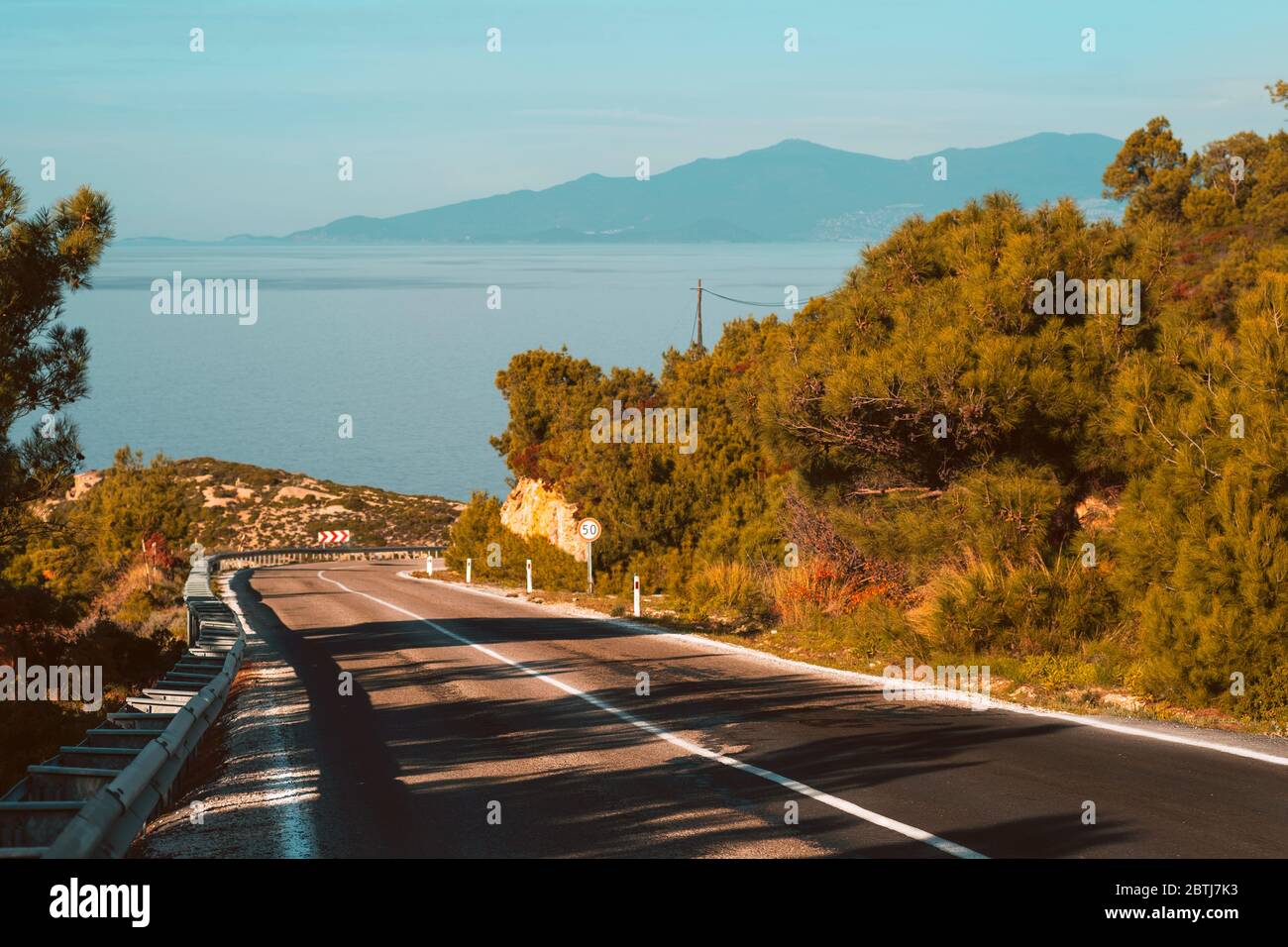 Empty road country lane hi-res stock photography and images - Alamy