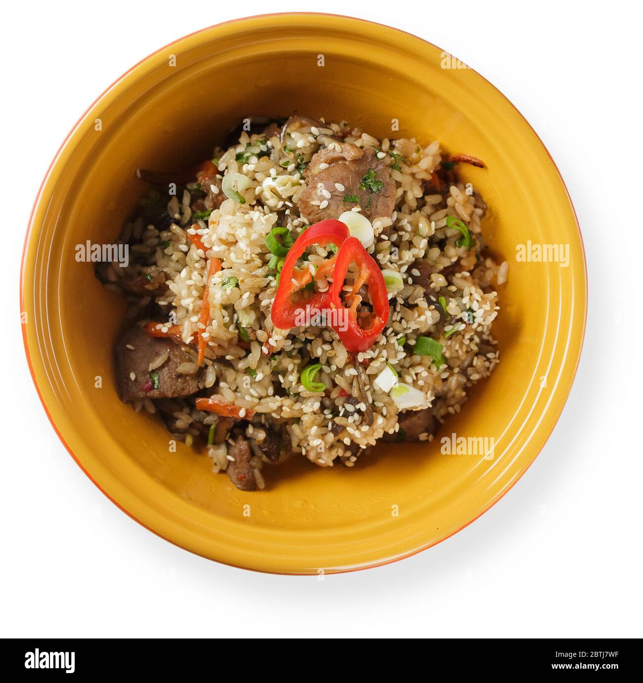 Chicken special fried rice Cut Out Stock Images & Pictures - Alamy