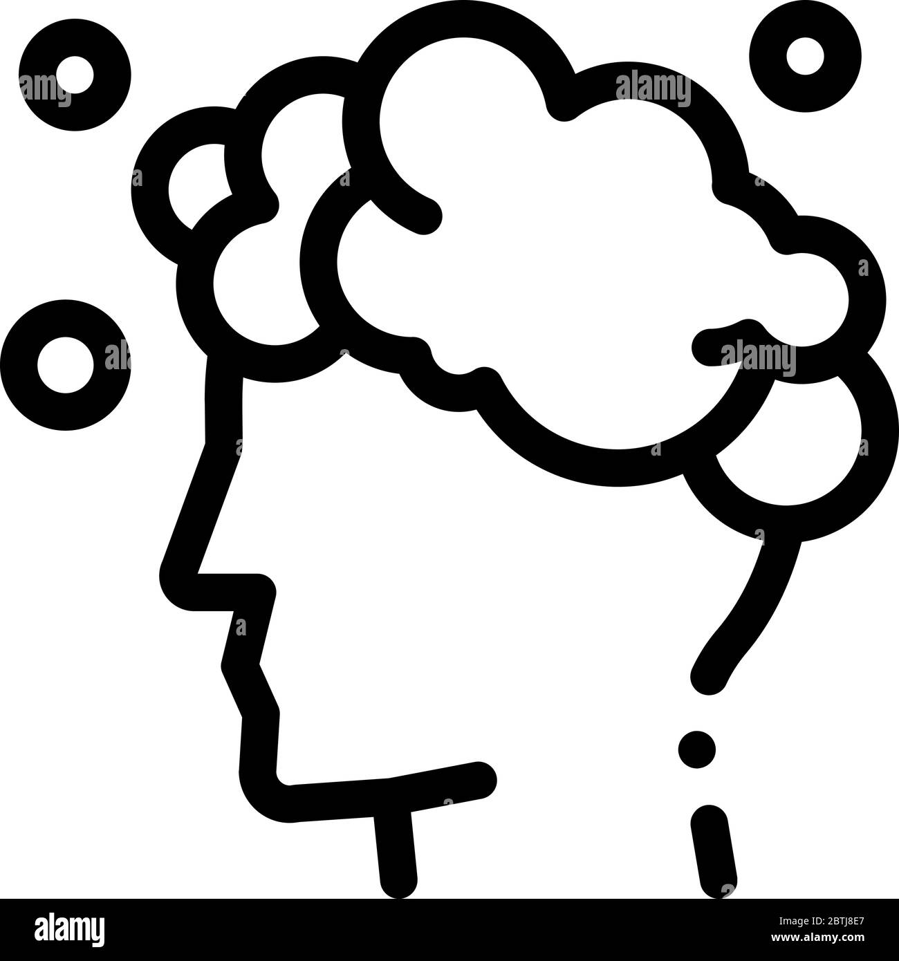 washing head shampoo icon vector outline illustration Stock Vector ...