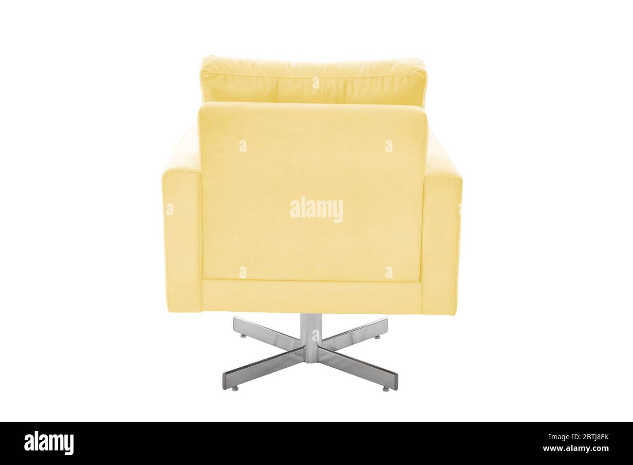 Color armchair. Modern designer chair on white background. Texture ...