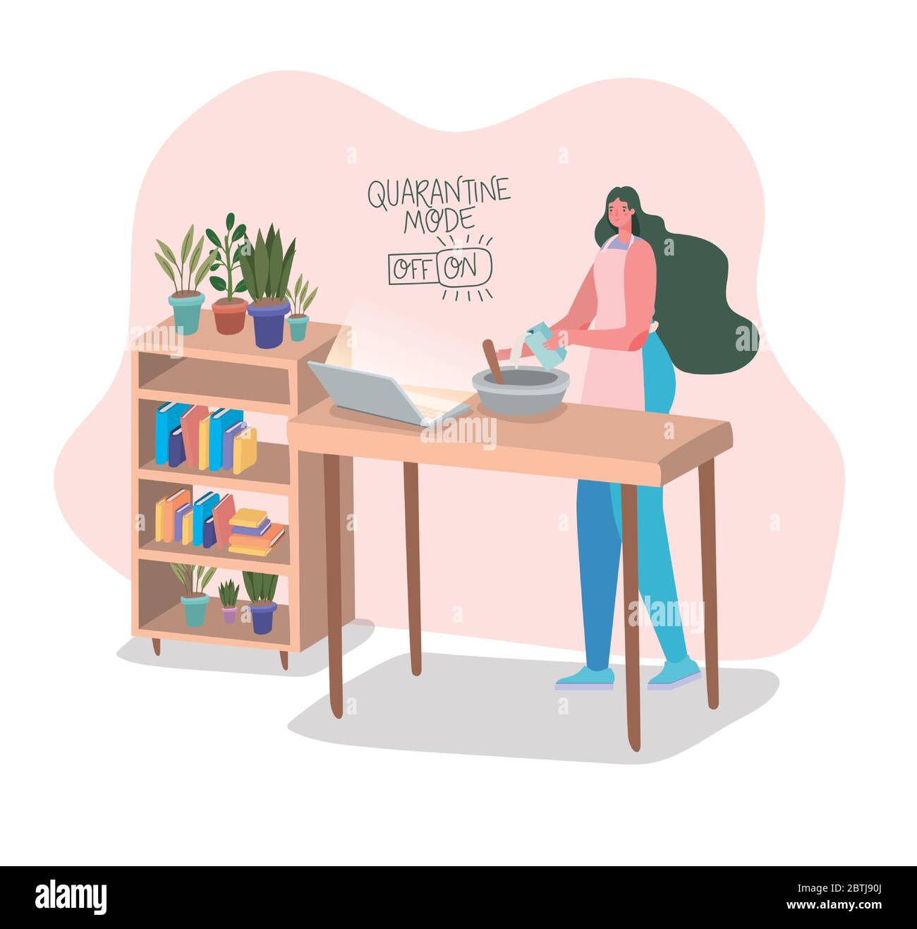 Covid 19 cooking Cut Out Stock Images & Pictures - Alamy