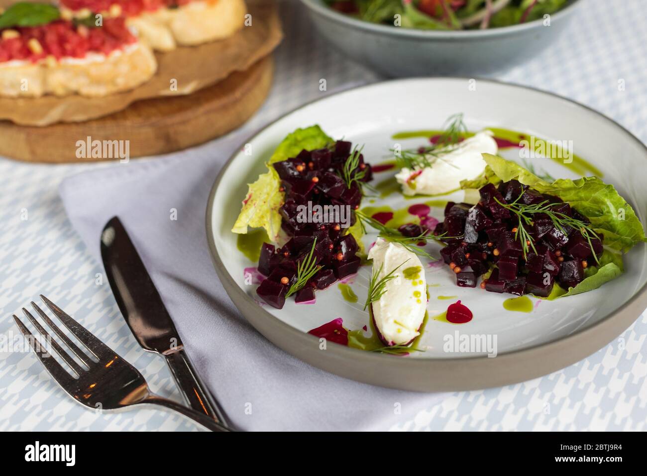 Feta cheese canape hi-res stock photography and images - Alamy