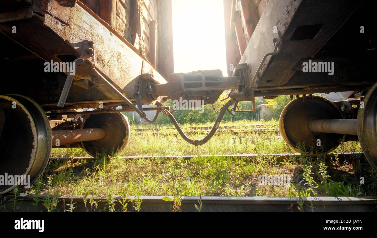 Railroad car coupler hi-res stock photography and images - Alamy