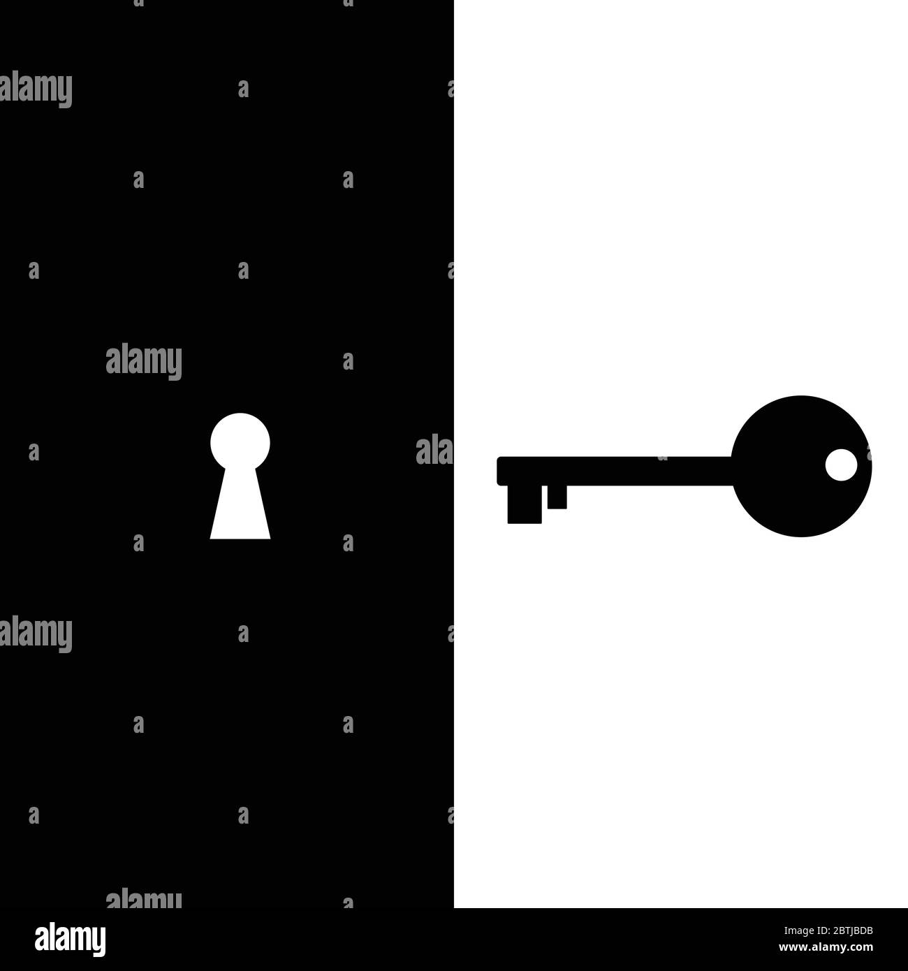 key and keyhole vector illustration Stock Vector Image & Art - Alamy