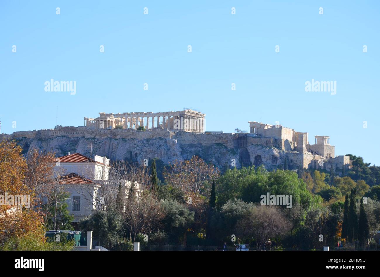 The Parthenon is a former temple on the Athenian Acropolis, Greece ...