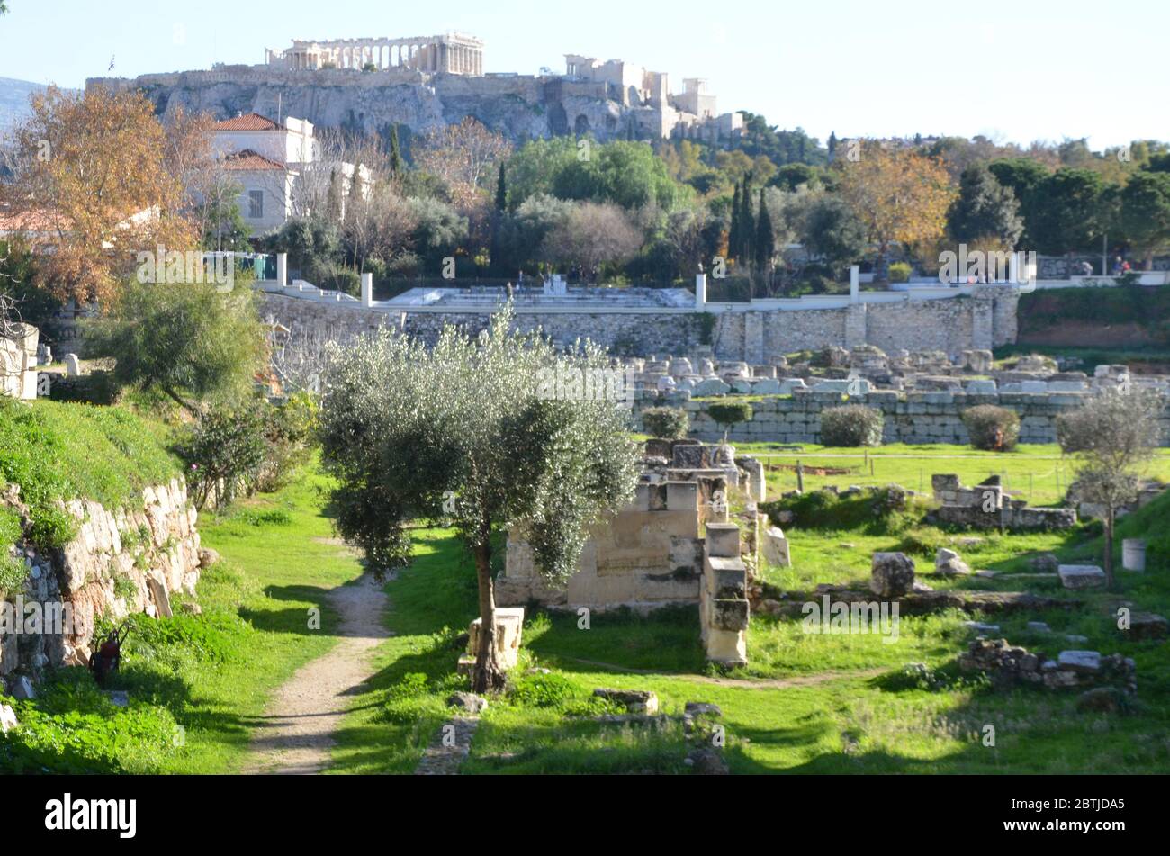 The Roman Agora was built during the waning years of the first century ...