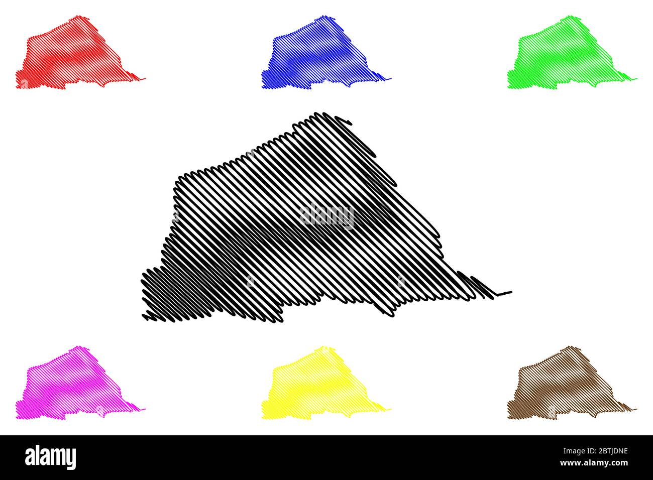 Ede City (Kingdom of the Netherlands, Gelderland, Holland) map vector ...