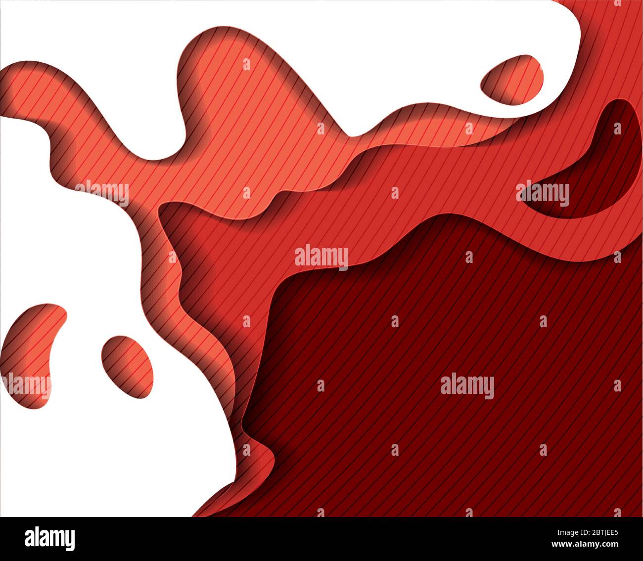 Red waves background vector design Stock Vector Image & Art - Alamy