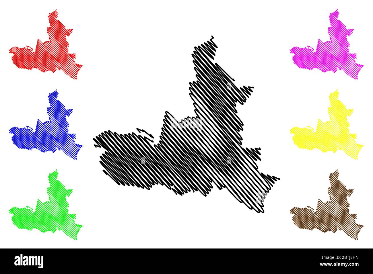 Dijon outline map hi-res stock photography and images - Alamy