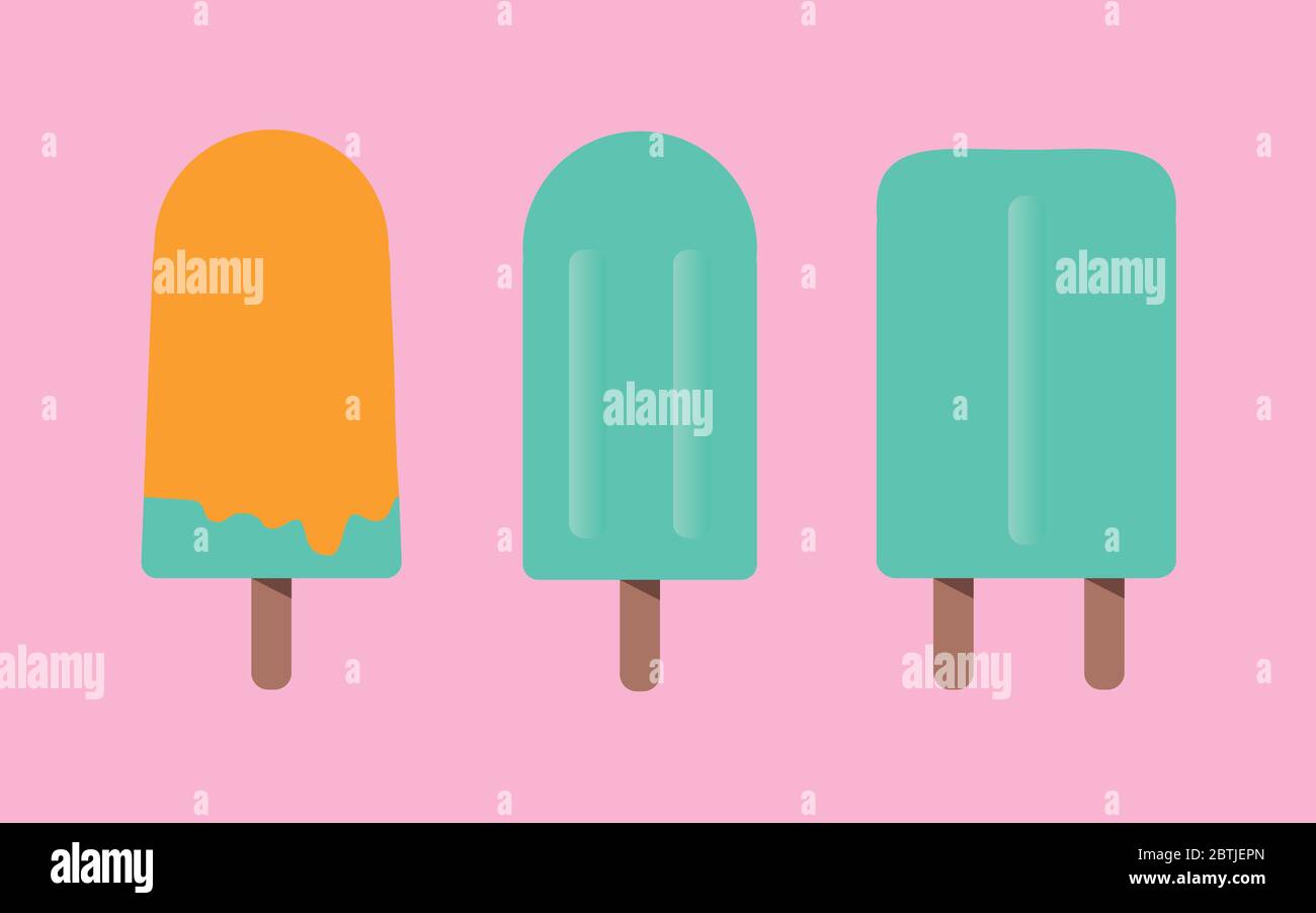 Ice cream icy frozen Stock Vector Images - Alamy