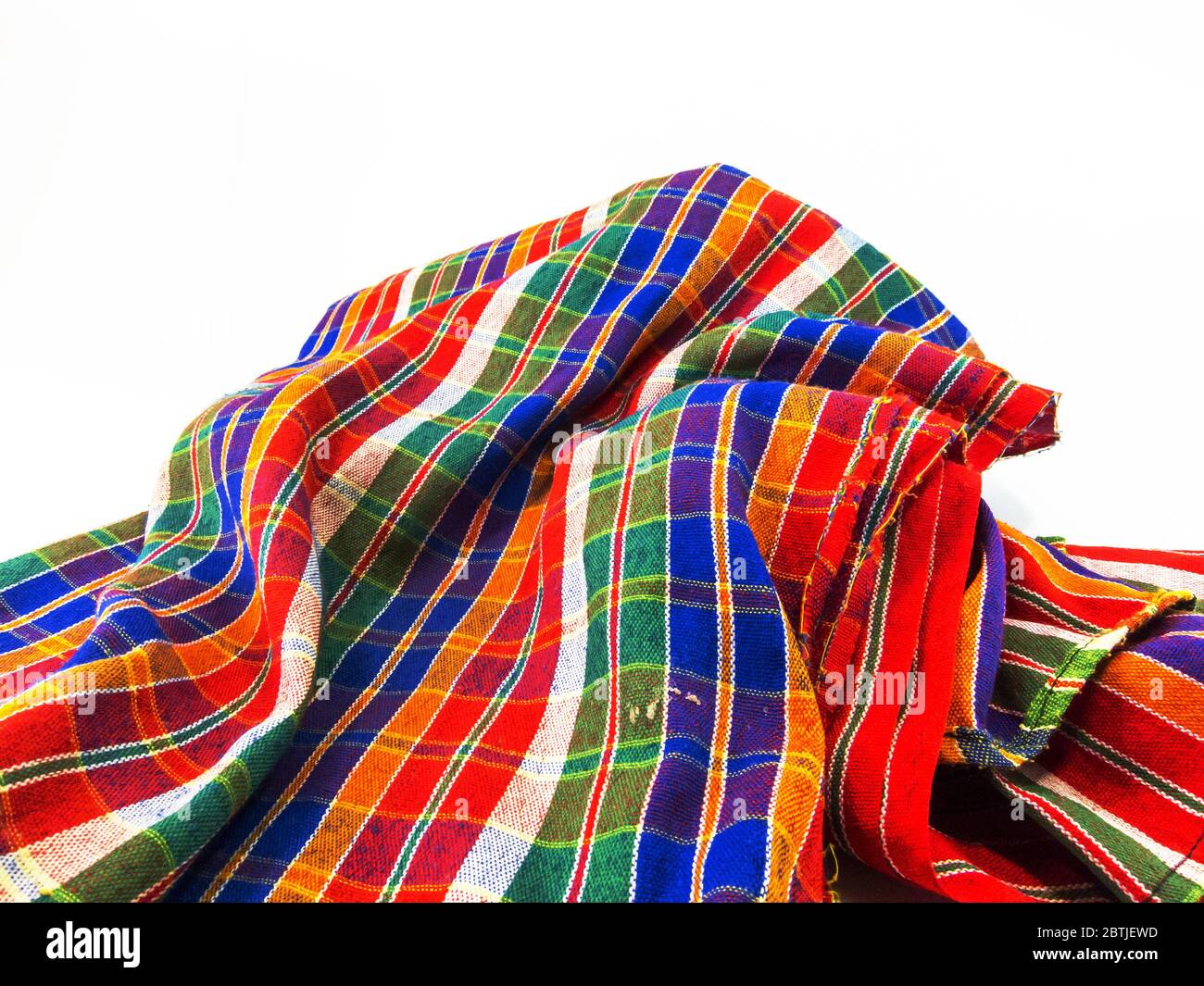 loincloth or Scottish Tissue style isolated on white background Stock ...