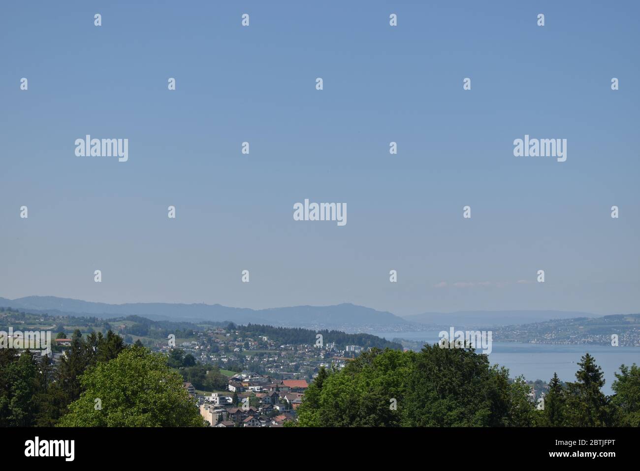 View over the lake of Zurich in Switzerland Stock Photo - Alamy